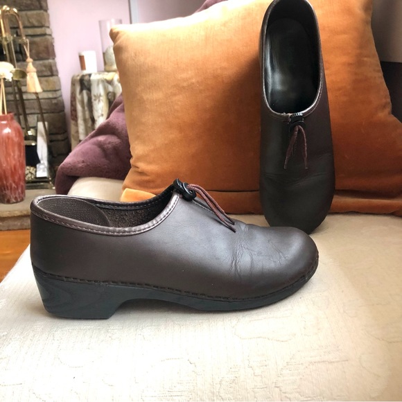 L.L. Bean | Shoes | Ll Bean Brown Leather Slip On Clogs 8m | Poshmark